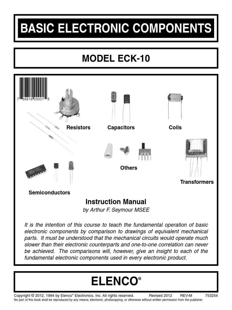 Basic Electronic Component Kit ECK-10 REV-M | Download Free PDF ...