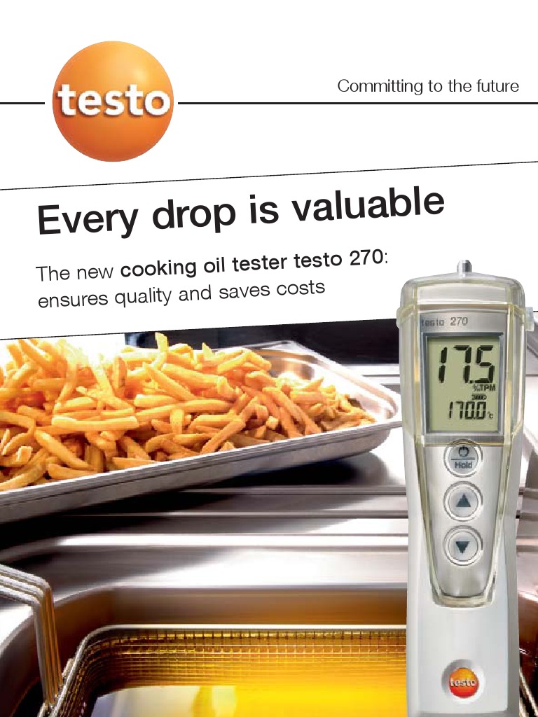 Oil Tester Testo 270 | PDF | Cooking | Cooking Oil