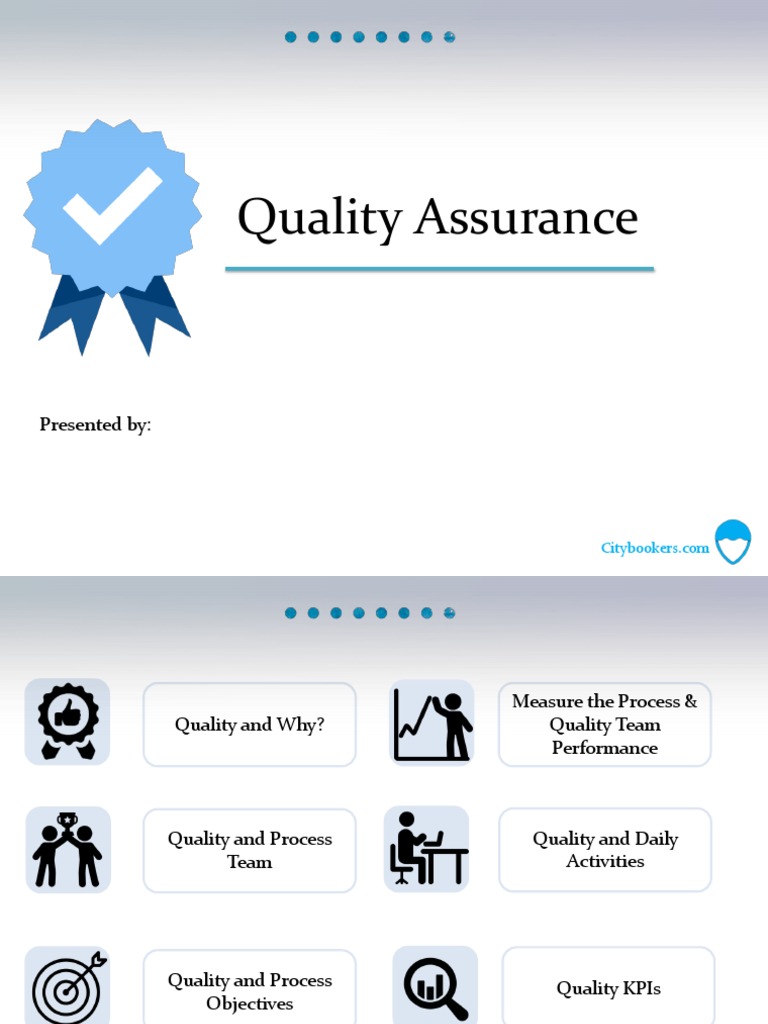 Quality Assurance: Presented by | PDF | Performance Indicator | Goal