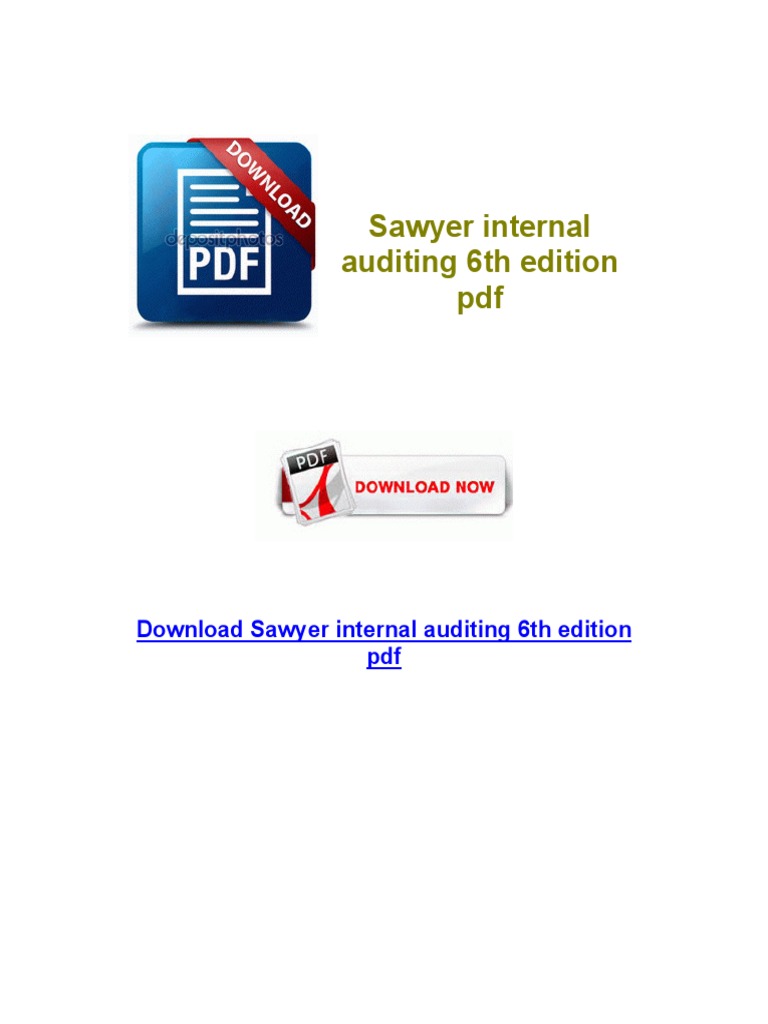 Sawyer Internal Auditing 6th Edition PDF | PDF