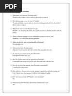 Questionnaire For Perfume | PDF | Perfume | Odor