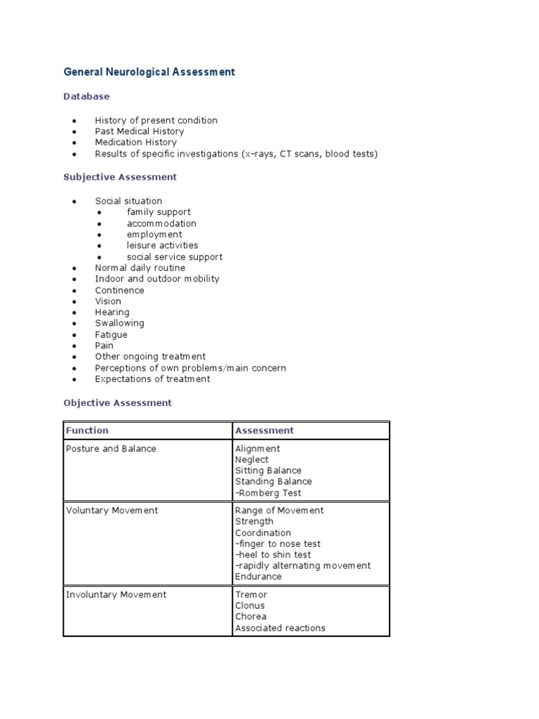 Neurological Assessment Guidelines QLD | PDF | Traumatic Brain Injury ...