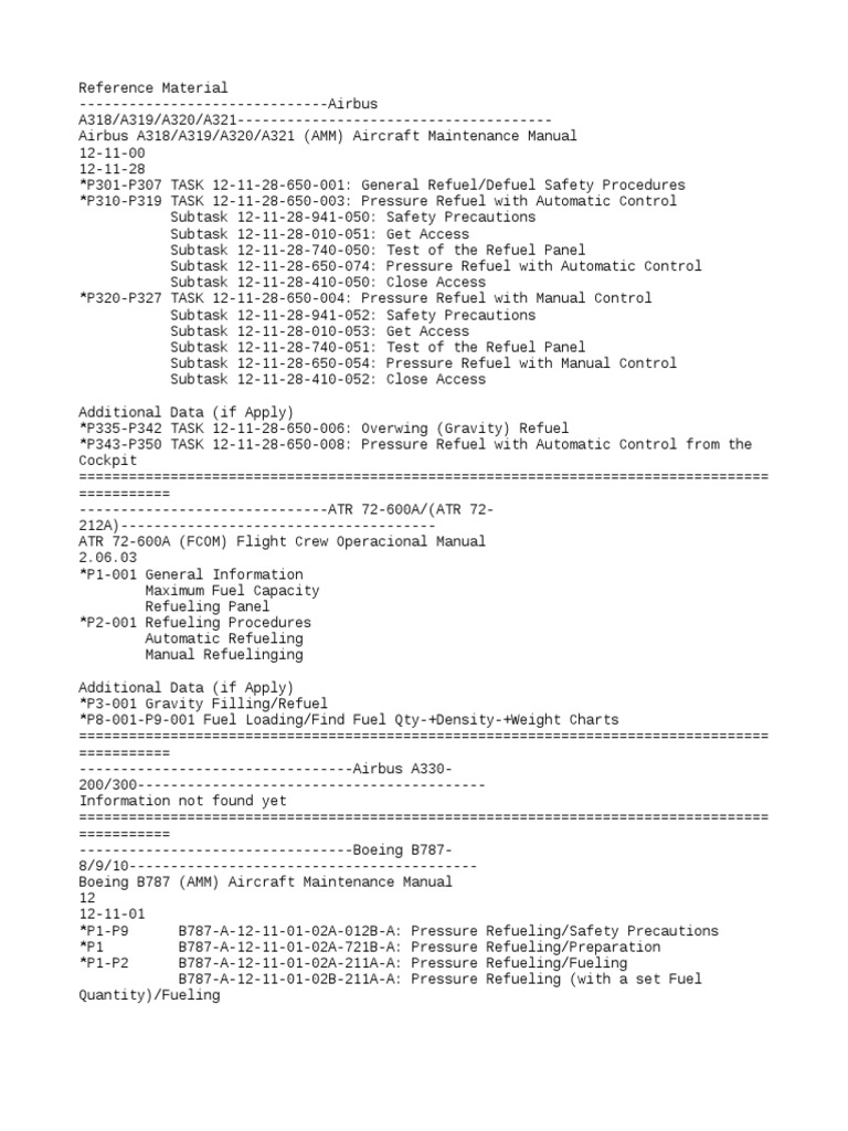 Aircraft Refueling Procedures Guide | PDF