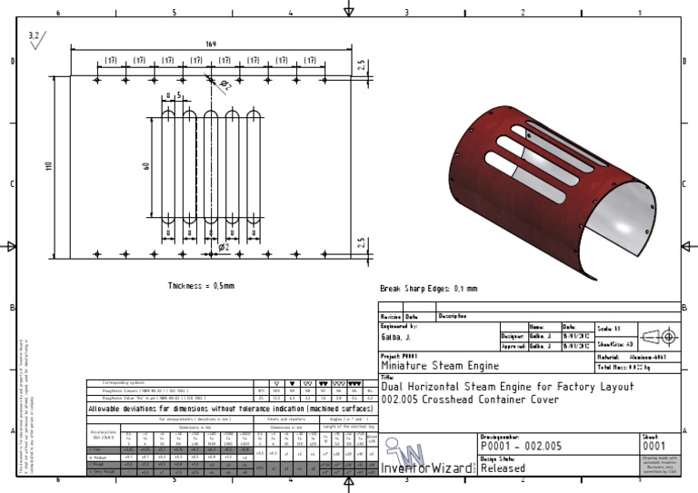 Crosshead Container Cover PDF | PDF | Surface Roughness | Mechanical ...