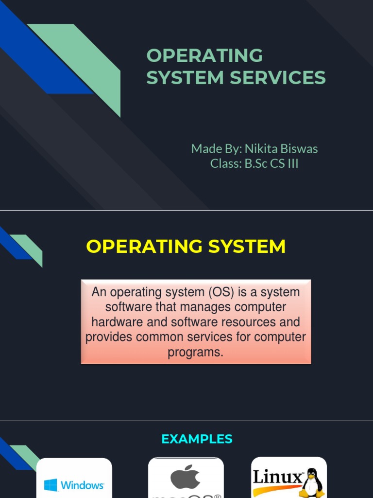 Operating System Services | PDF | Process (Computing) | Operating System