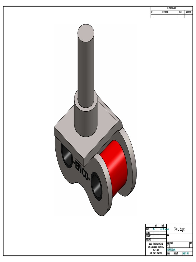 Solid Edge: Revision History REV Description Date Approved | PDF