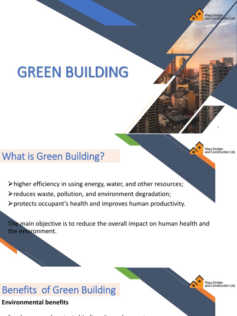Green Building Presentation | PDF | Green Building | Life Cycle Assessment