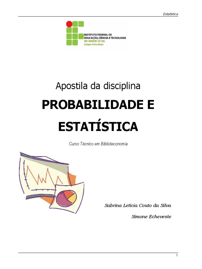 Apostila Probabilidade e Estatística | PDF | Estatísticas | Science
