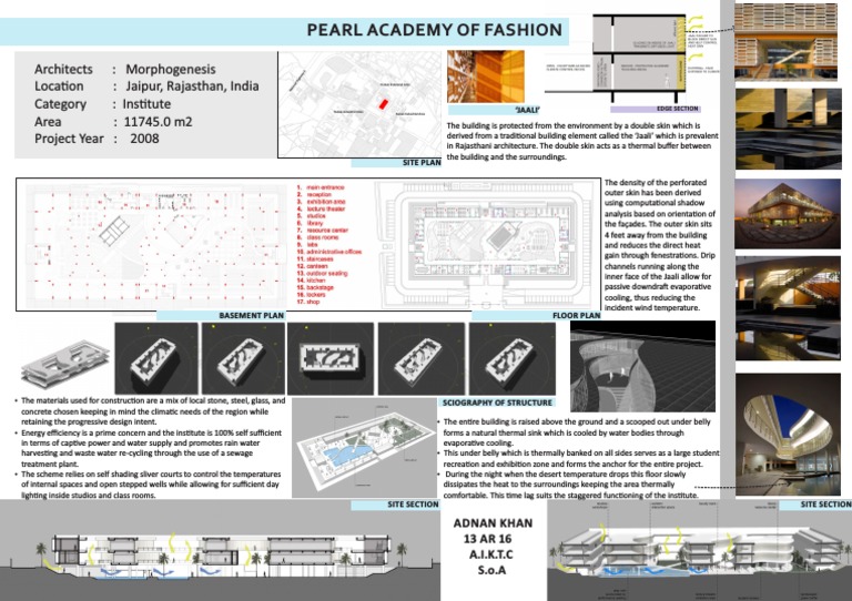 Pearl Academy Case Study | Building Technology | Building Engineering