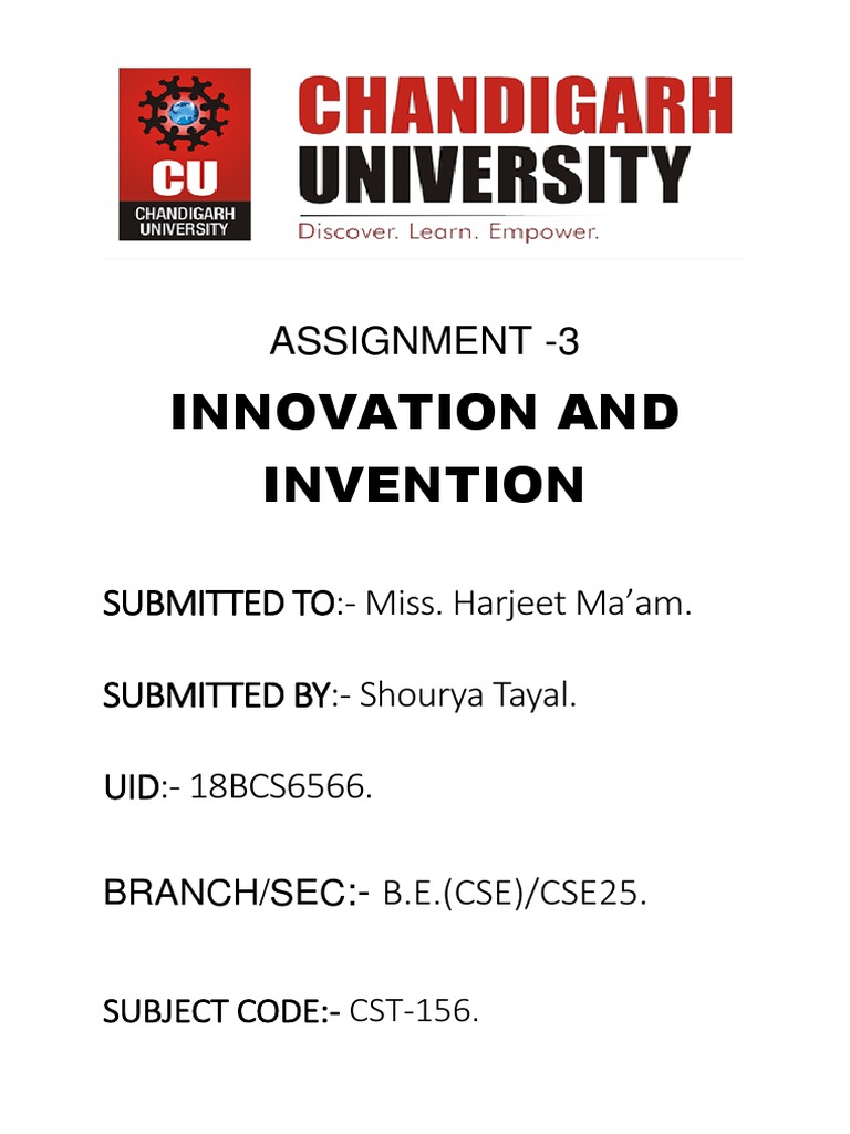 Innovation Assignment 3 | PDF | Machine Learning | Artificial Intelligence