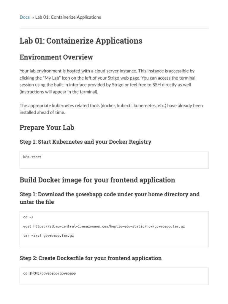 Containerize Applications | PDF | Databases | Computer Engineering Containerize Applications | PDF | Databases | Computer Engineering