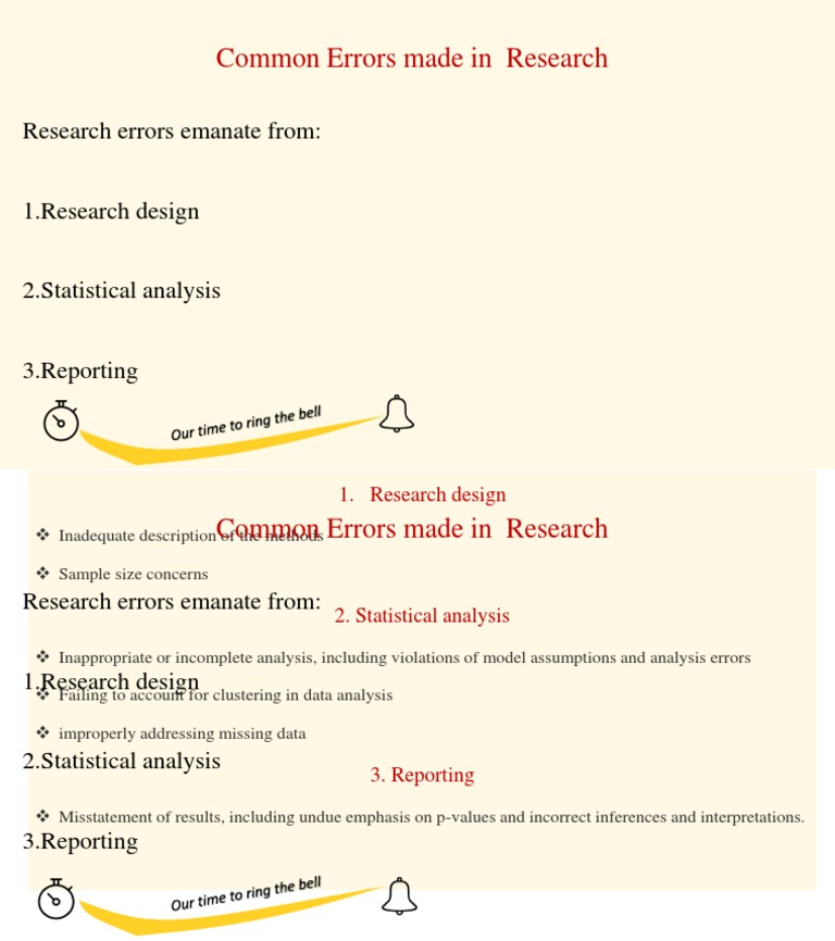 Common Errors Made in Research | PDF | Business | Computers