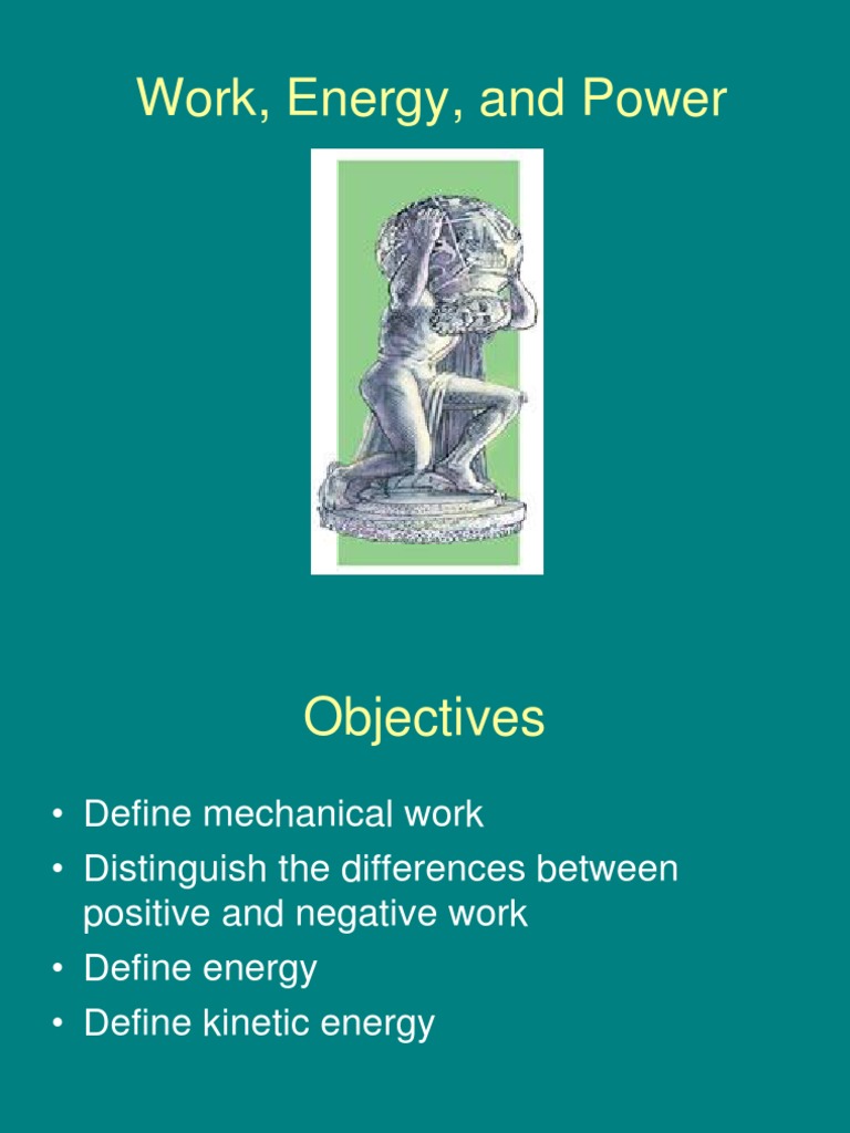 Physics (Work, Energy & Power) | PDF | Kinetic Energy | Force