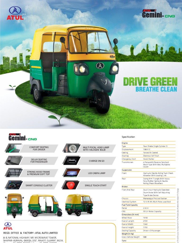 Atul Gemini CNG PDF | PDF