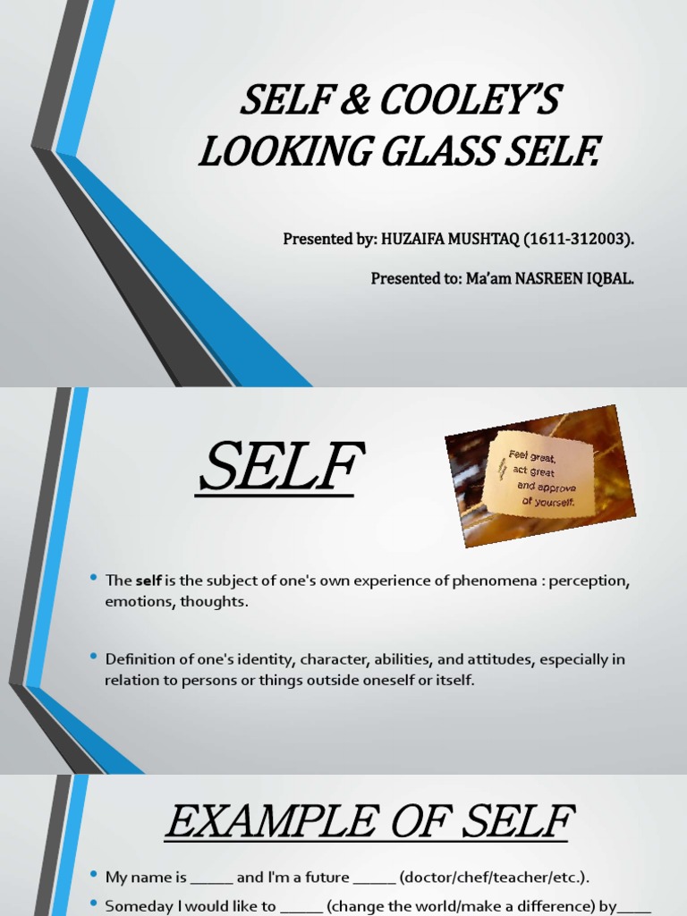 Cooley Looking Glass Self | PDF | Self Concept | Emergence