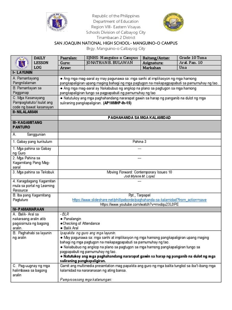 Kahandaan Sa Kalamidad | PDF