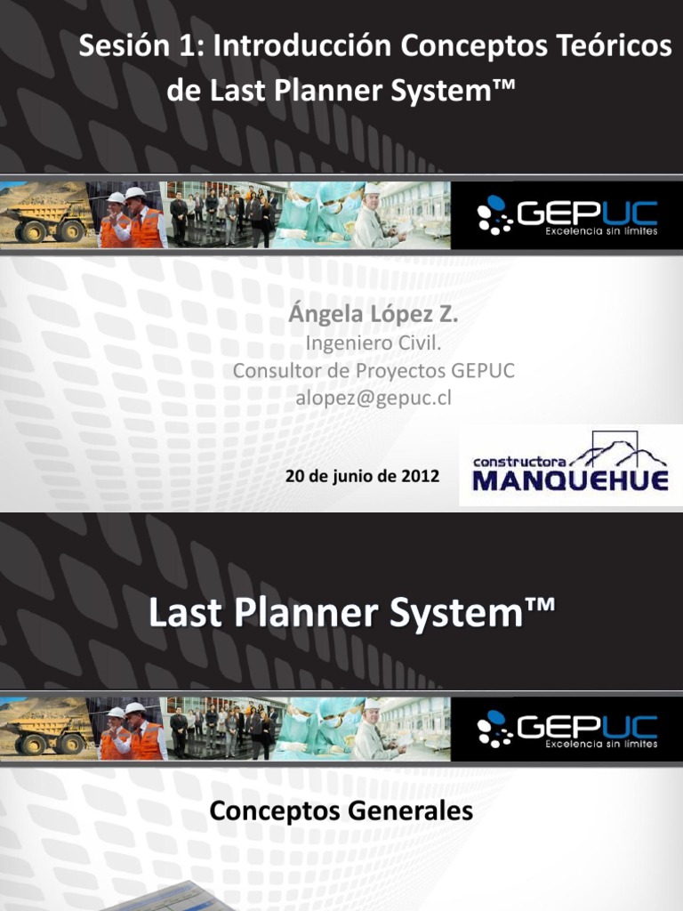 Last Planner | PDF | Planificación | Software