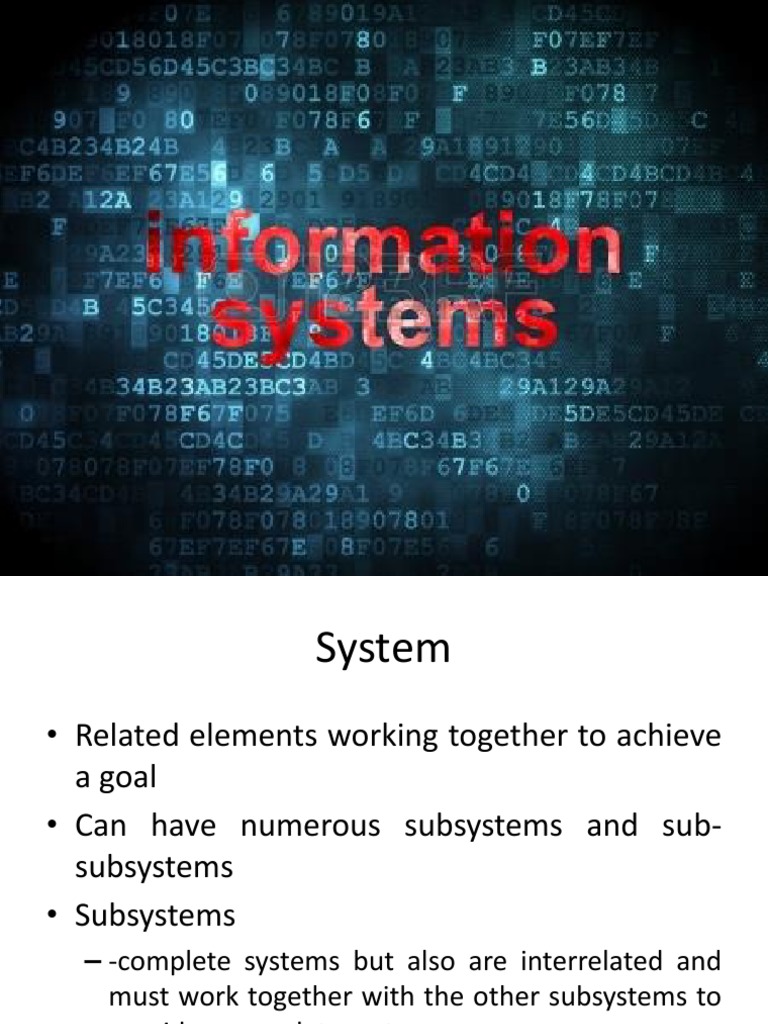 1 Introduction To Information System | PDF