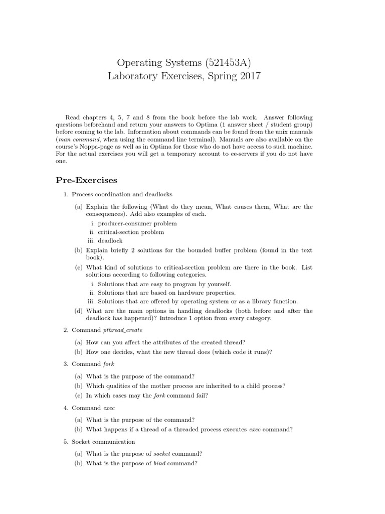 521453A Pre-Exercise Material | PDF