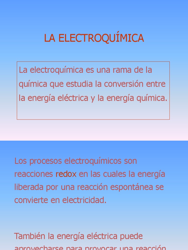 Electro Qui Mica | PDF | Redox | Electroquímica