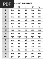 Abakada:: Filipino Alphabet | PDF | Tagalog Language | Filipino Americans