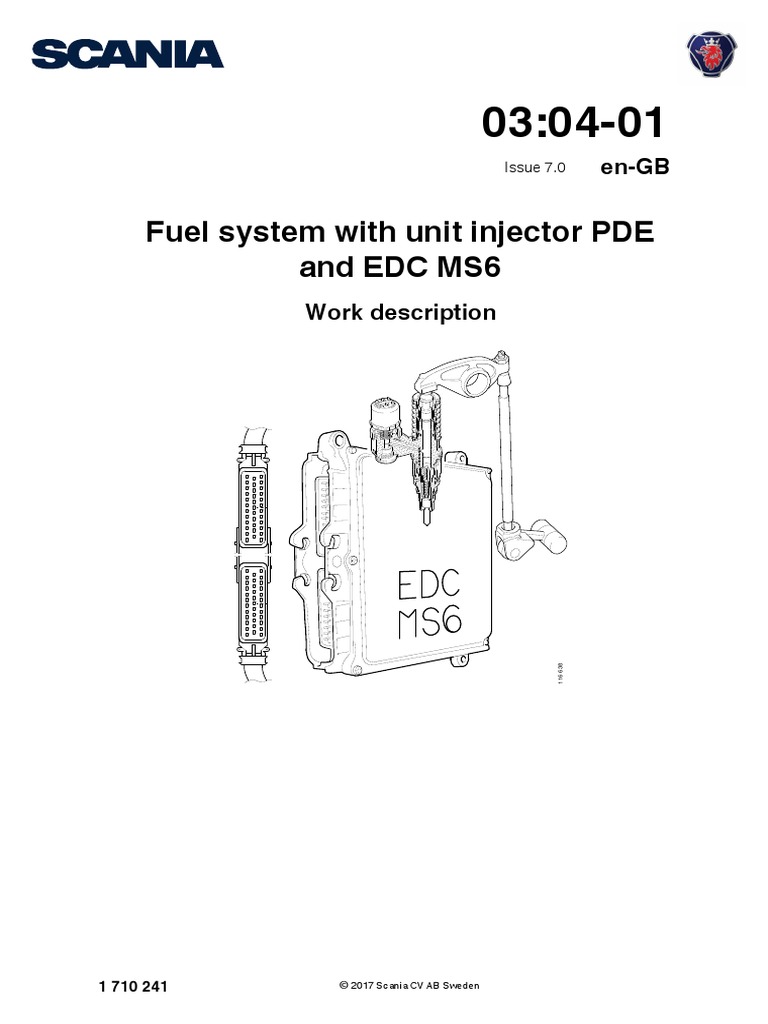 Fuel system with unit injector PDE and EDC MS6: en-GB | Fuel Injection | Screw | Free 30-day ...