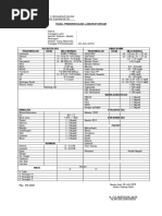 DAFTAR NILAI NORMAL Dan Kritis Laboratorium | PDF