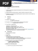 Munting Pagsinta | PDF