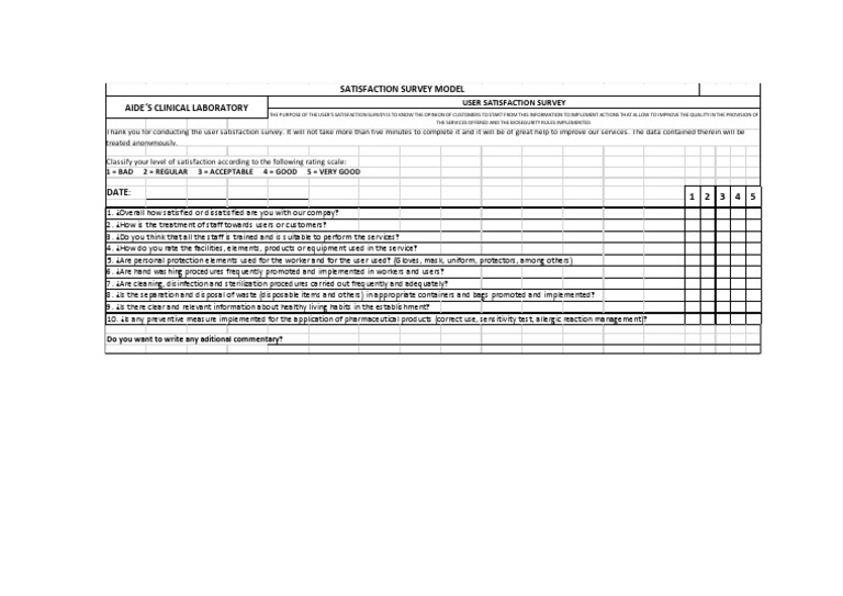 Assessing Customer Satisfaction to Improve Services and Biosecurity ...