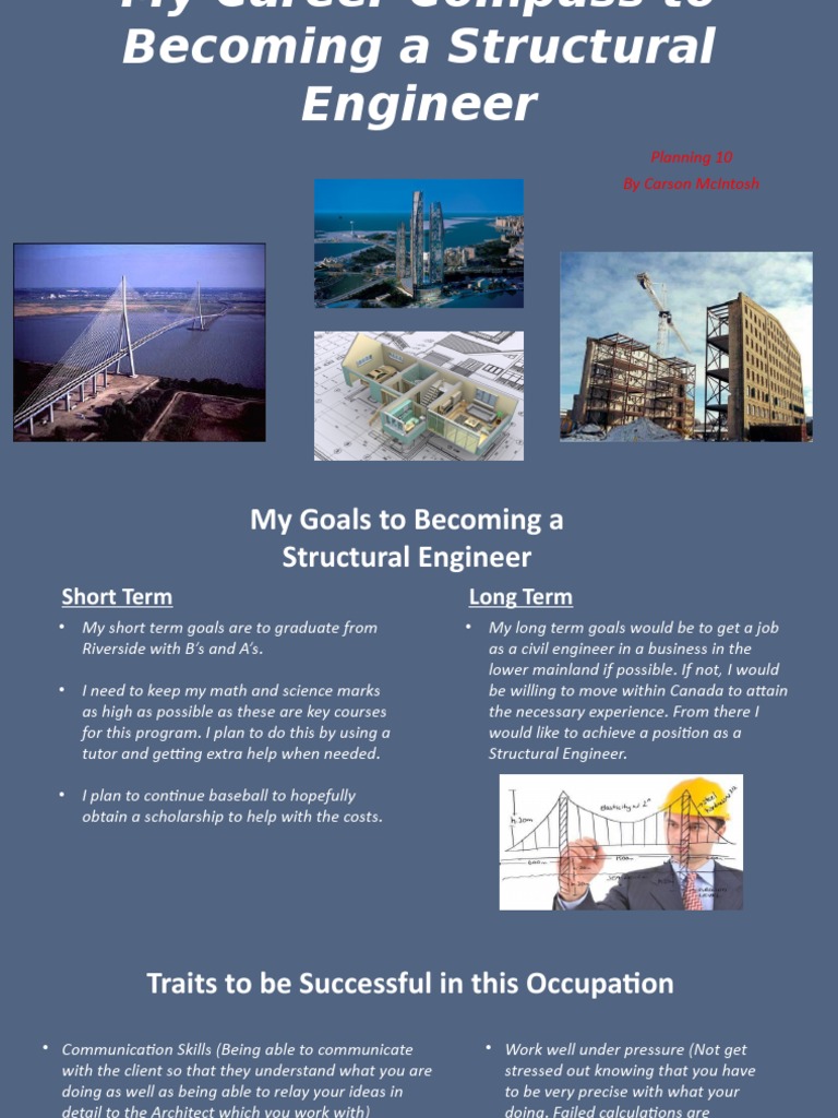 My Career Compass To Becoming A Structural Engineer 1901h89 | PDF ...