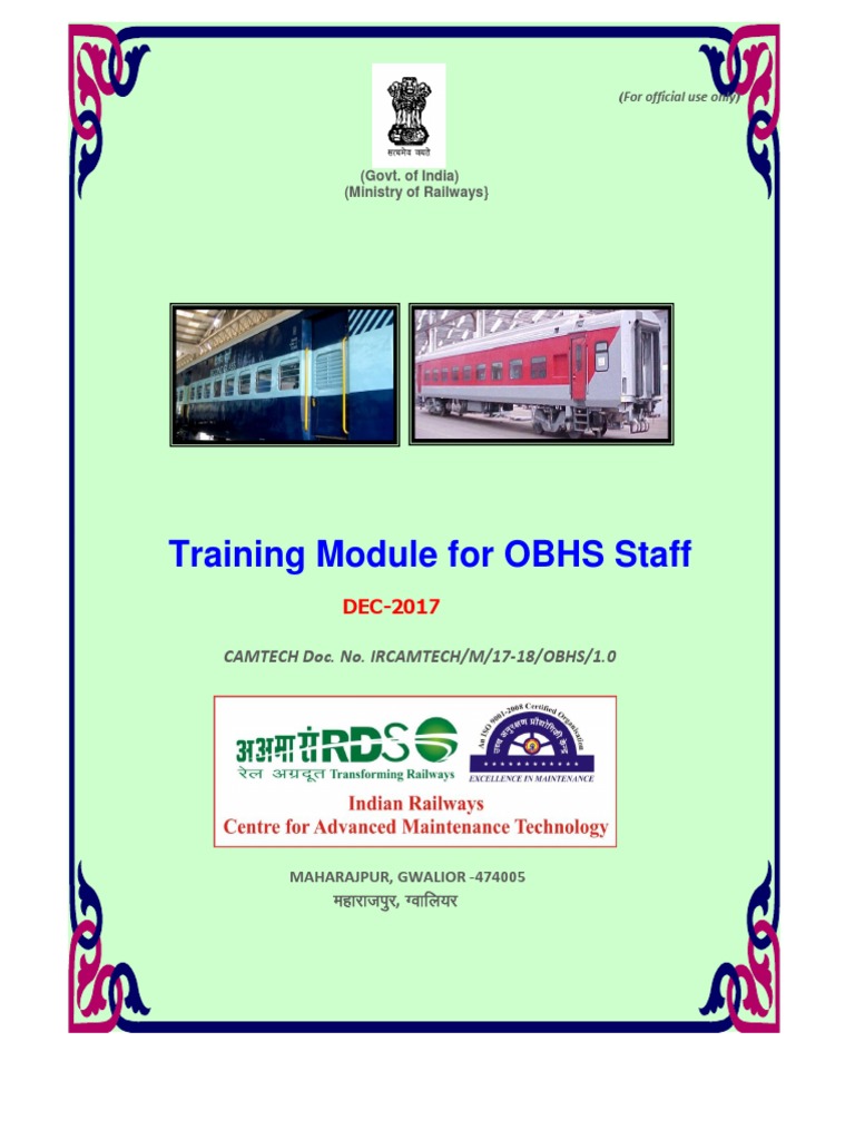 Training Module OBHS English | PDF | Housekeeping | Toilet