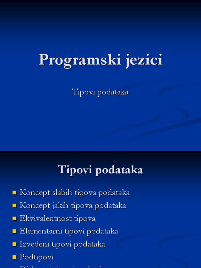4 Tipovi | PDF