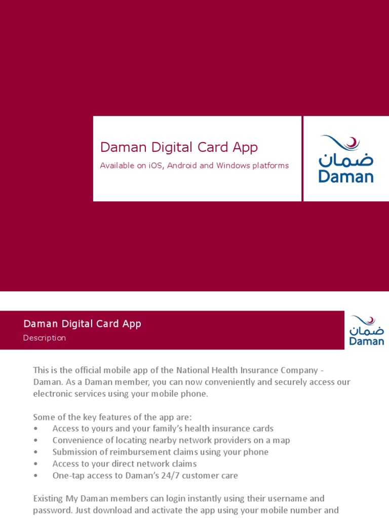 Daman Digital Card | PDF | Google Play | Mobile App
