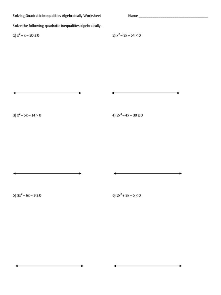 solving-quadratic-inequalities-algebraically2.pdf | Algebra | Abstract ...