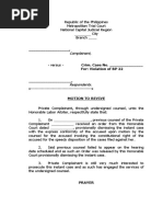 Sample Notice of Hearing Format | PDF