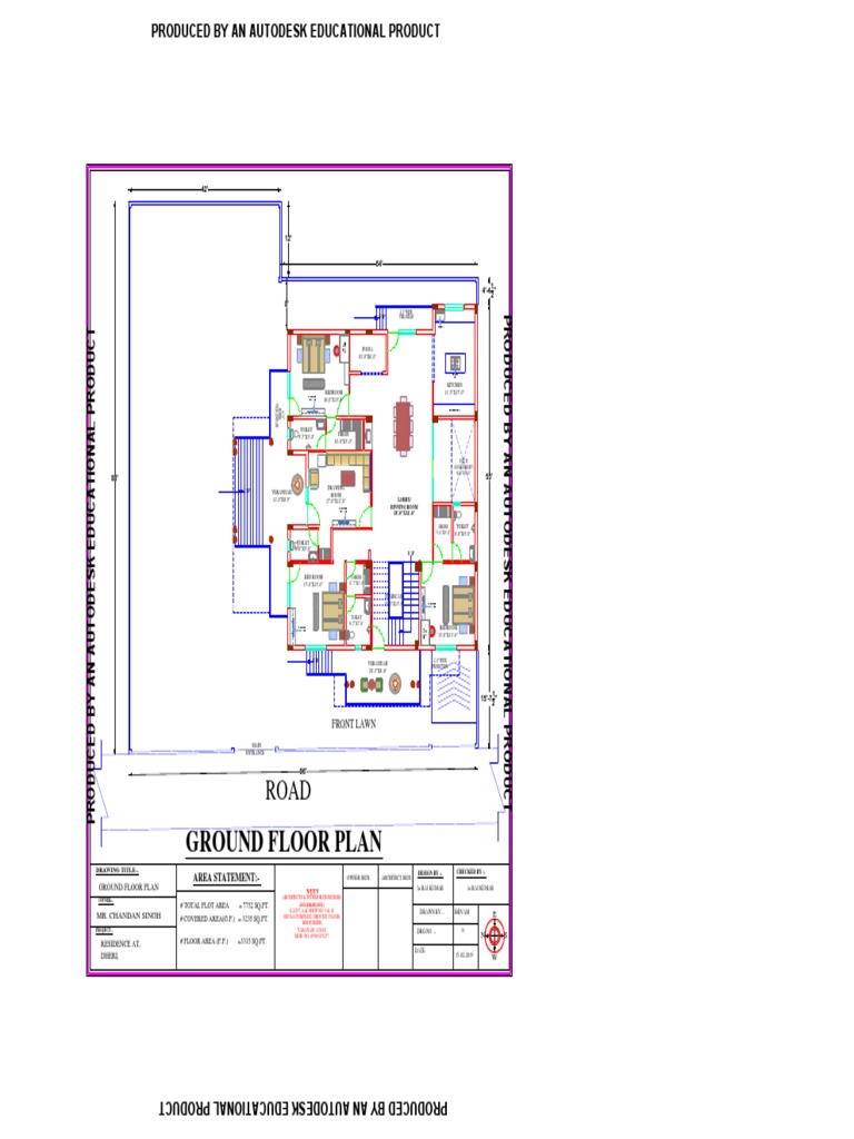 Ground Floor Plan: Area Statement | PDF | Culture Of Queensland ...