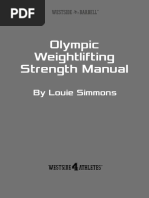 12 Week Olympic Weightlifting Program | PDF | Kettlebell | Athletic Sports