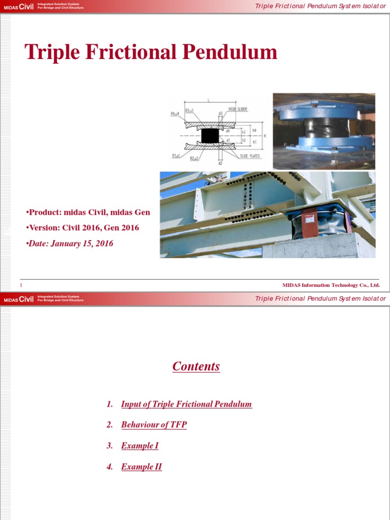 Triple Friction Pendulum Isolator Guide | PDF | Pendulum | Force
