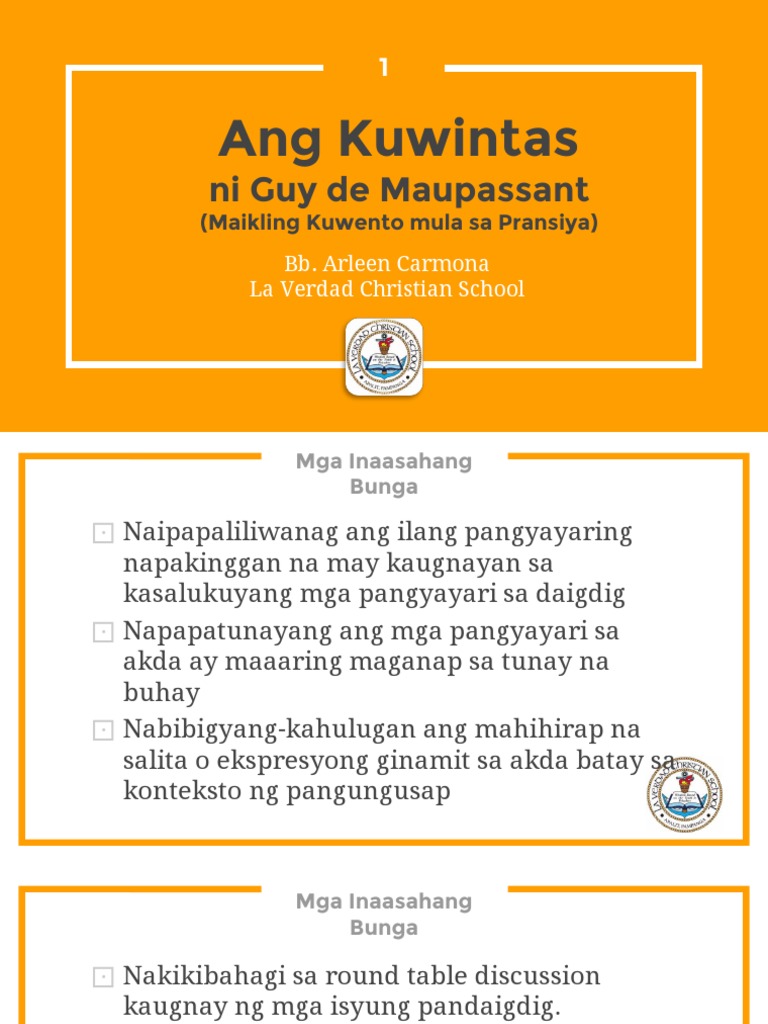 Ang Kuwintas | PDF