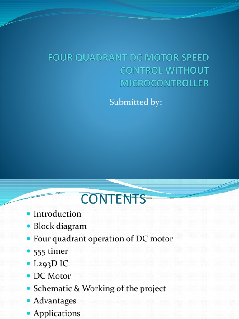 Submitted by | PDF | Electric Motor | Electrical Circuits