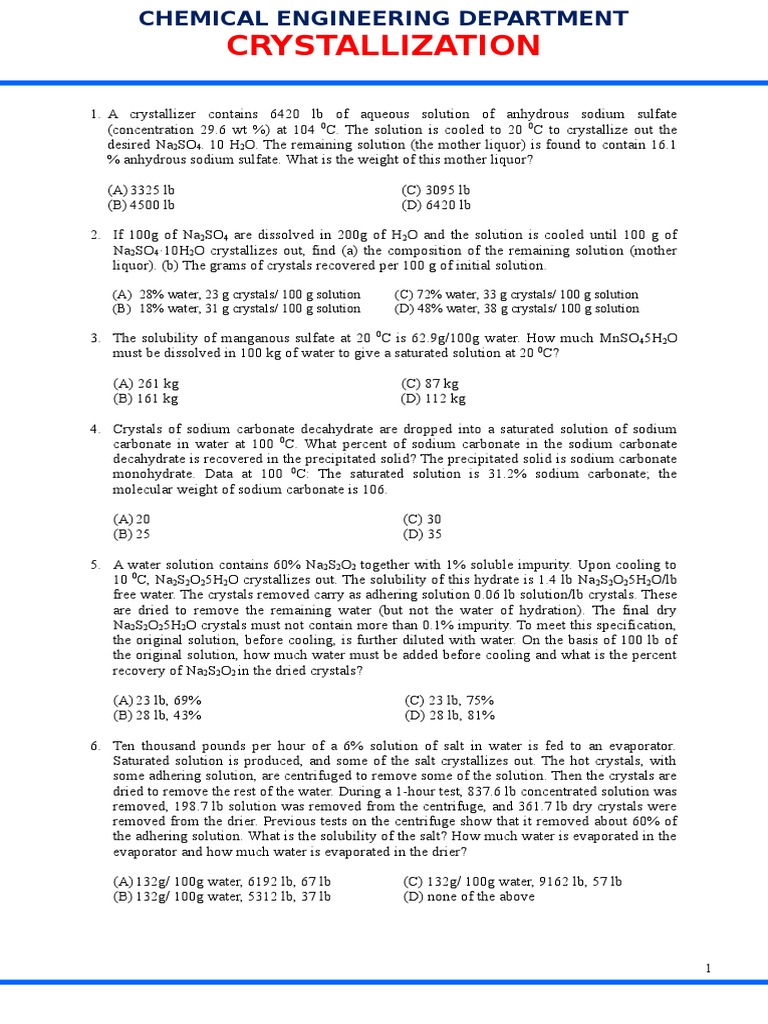 Crystal | PDF | Crystallization | Solution