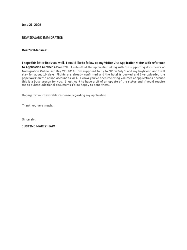 Follow Up Letter | PDF