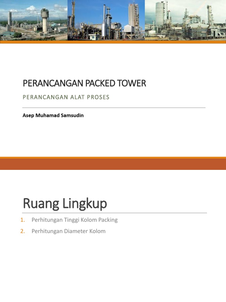 Perancangan Packed Tower untuk Pemisahan | PDF