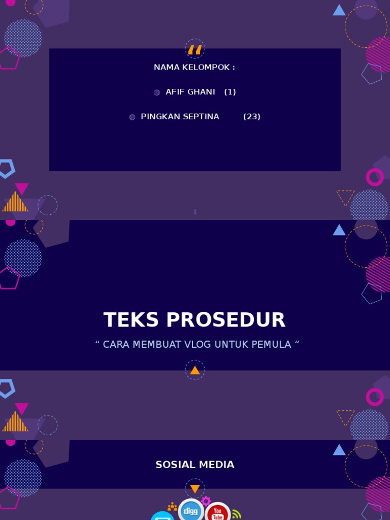 Teks Prosedur - Cara Membuat Vlog Untuk Pemula | PDF | Bisnis | Seni