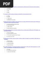 Sample Written Test & Answer Key | PDF | Construction | Welding