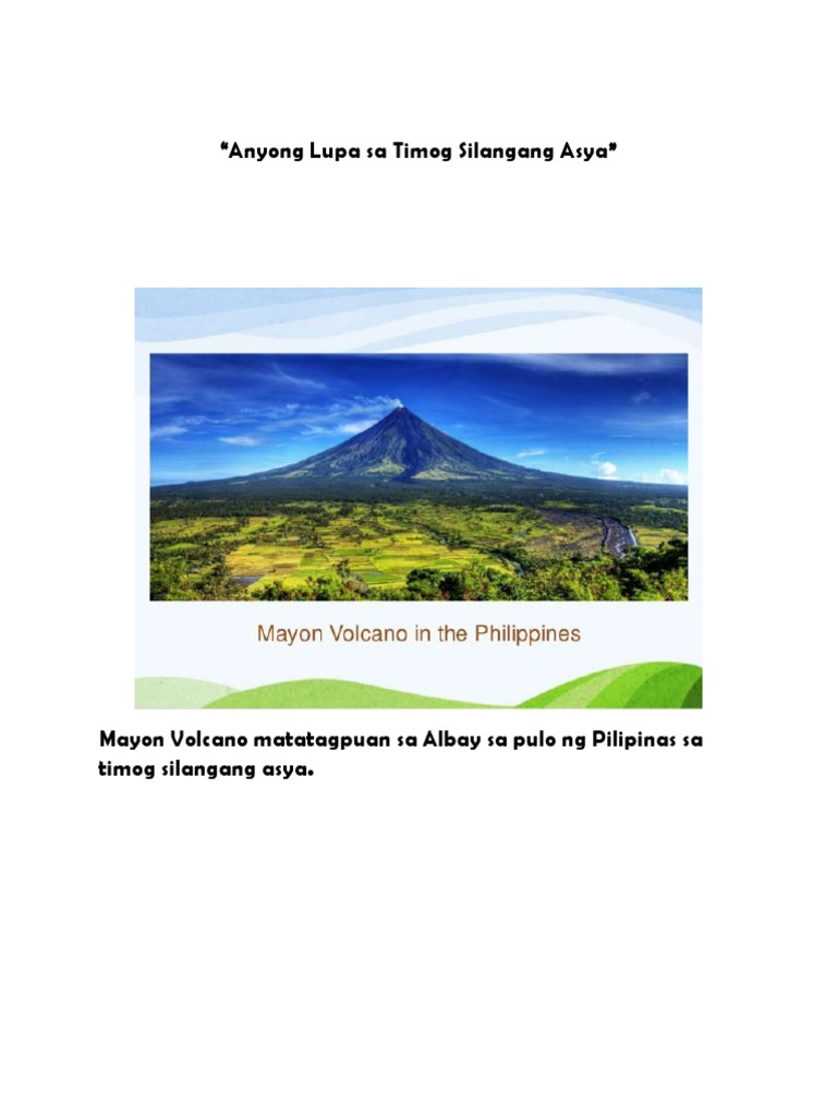 “Anyong Lupa sa Timog Silangang Asya”