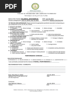 OJT Performance Evaluation Comments Guide | PDF | Performance Appraisal ...