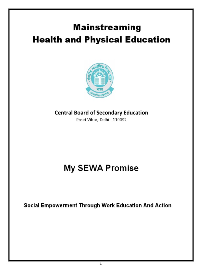 SEWA Project Guidelines for Class 9 | PDF | Empathy | Mentorship