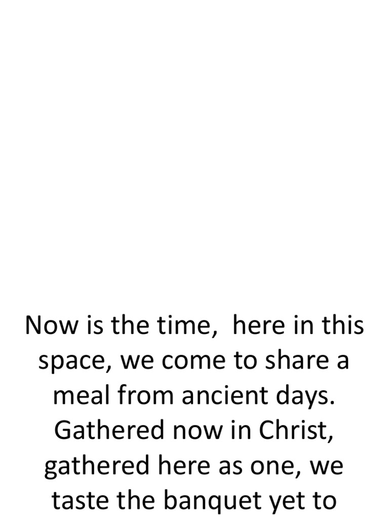 Now Is The Time | PDF | Jesus | Theology