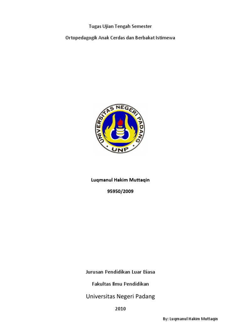 Seputar Anak CIBI (Cerdas Dan Berbakat Istimewa) | PDF